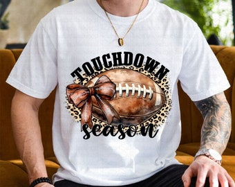 Touchdown Png, Touchdown Season Png, Distressed Football Png Shirt ...