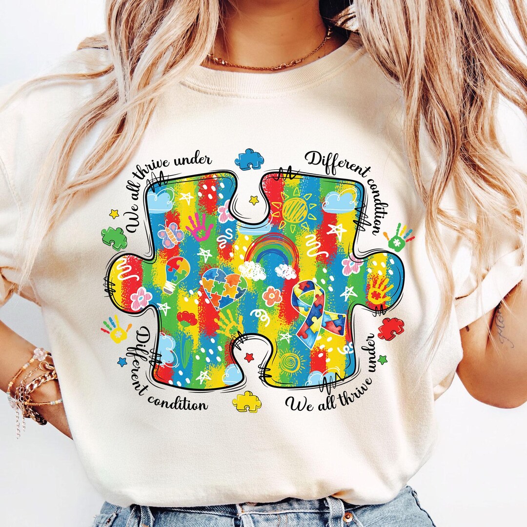 Colorful Autism Png, Autism Awareness Png, Puzzle Autism Ribbon Png ...