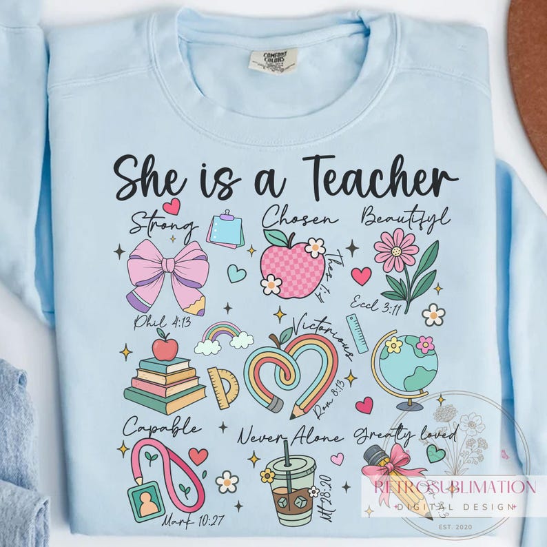 Coquette Teacher Floral Png, Teacher Life Png, Back to School Png, Cute ...