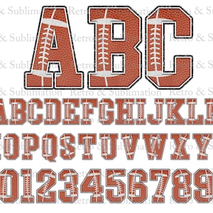 American Football Letters PNG Split, Alphabet PNG Football Doodle PNG ...