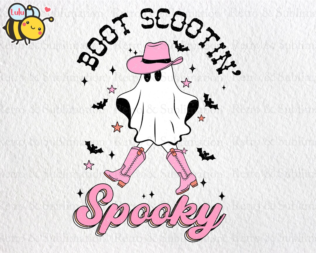 Boot Scootin Spooky Png, Western Halloween Png, Cowgirl Ghost Png ...