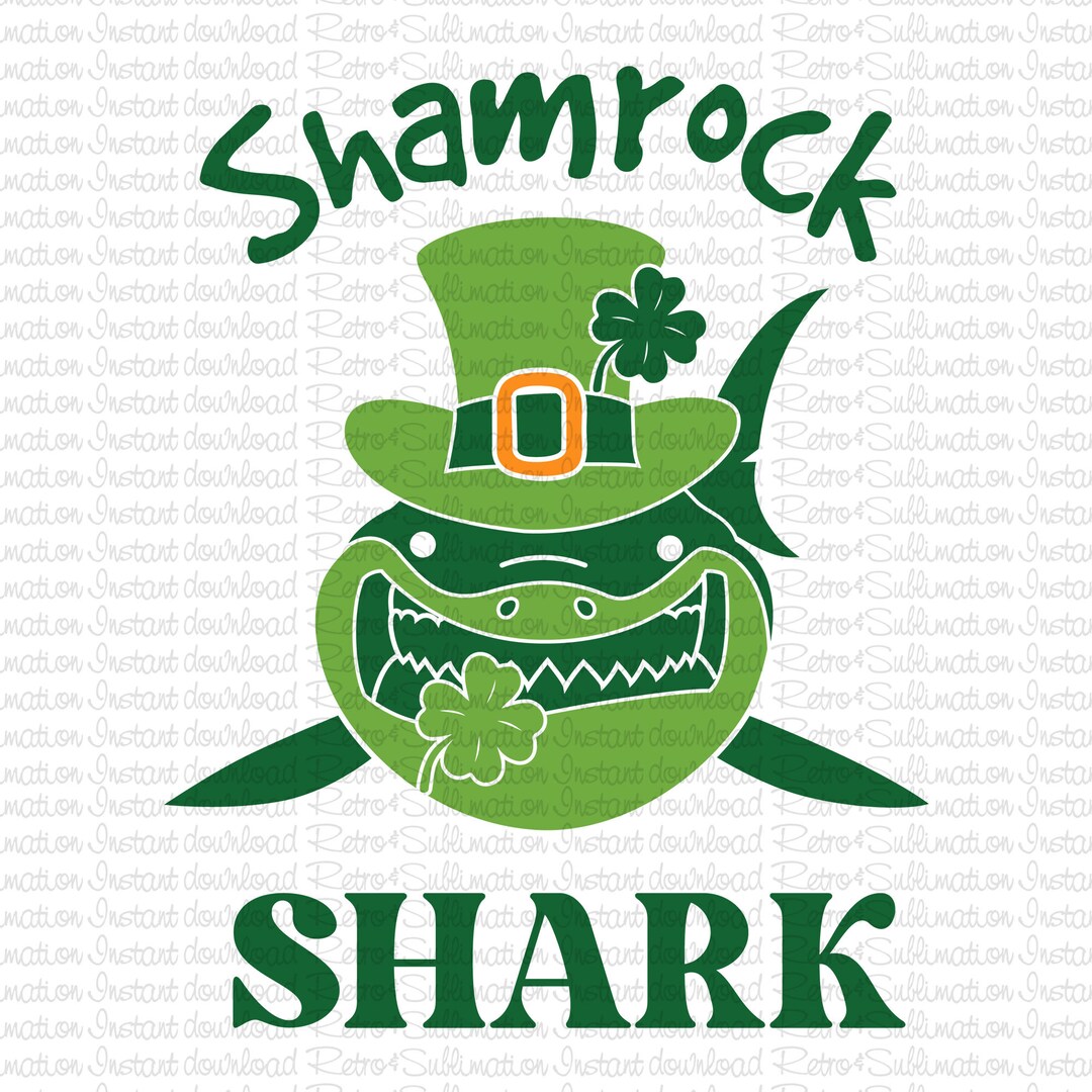 Shamrock Shark SVG, St Patrick's Day SVG, Kids St Patricks Svg, St ...
