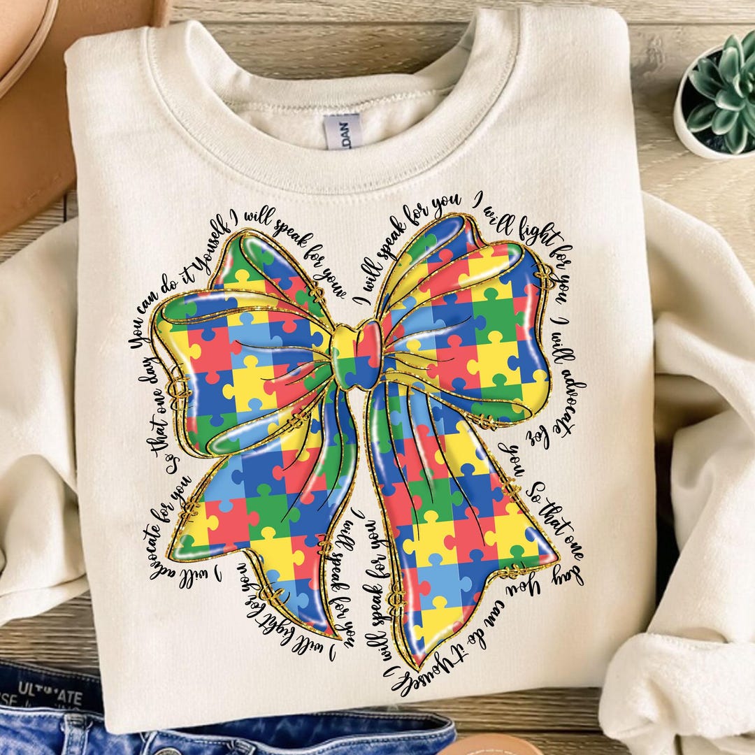 Autism Png, Autism Bow Png, Autism Awareness Png, I Will Speak for You ...