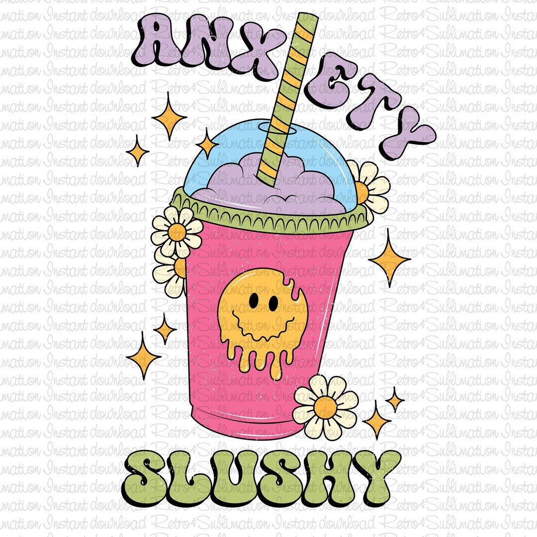 Anxiety Slushy PNG, Anxiety Png, Mental Health Png, Mental Health ...