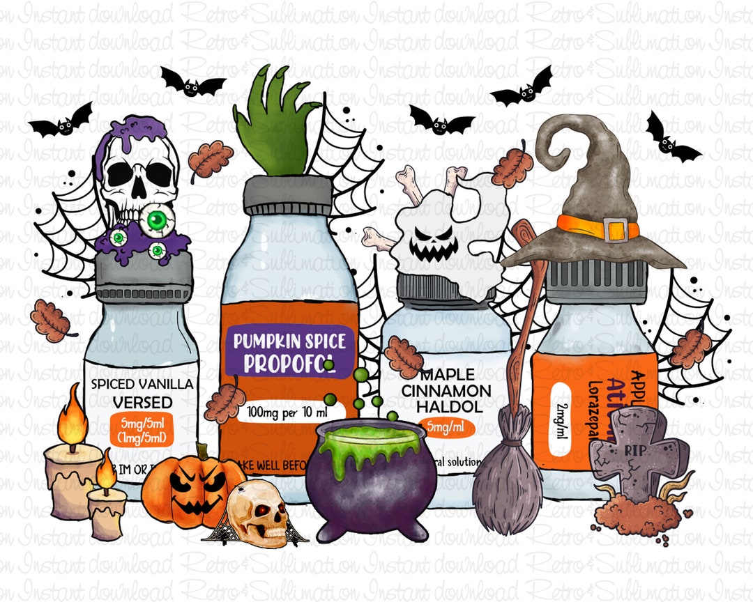 Halloween Nursing PNG, Poison, Halloween Pumpkin, Funny Nurse Halloween ...