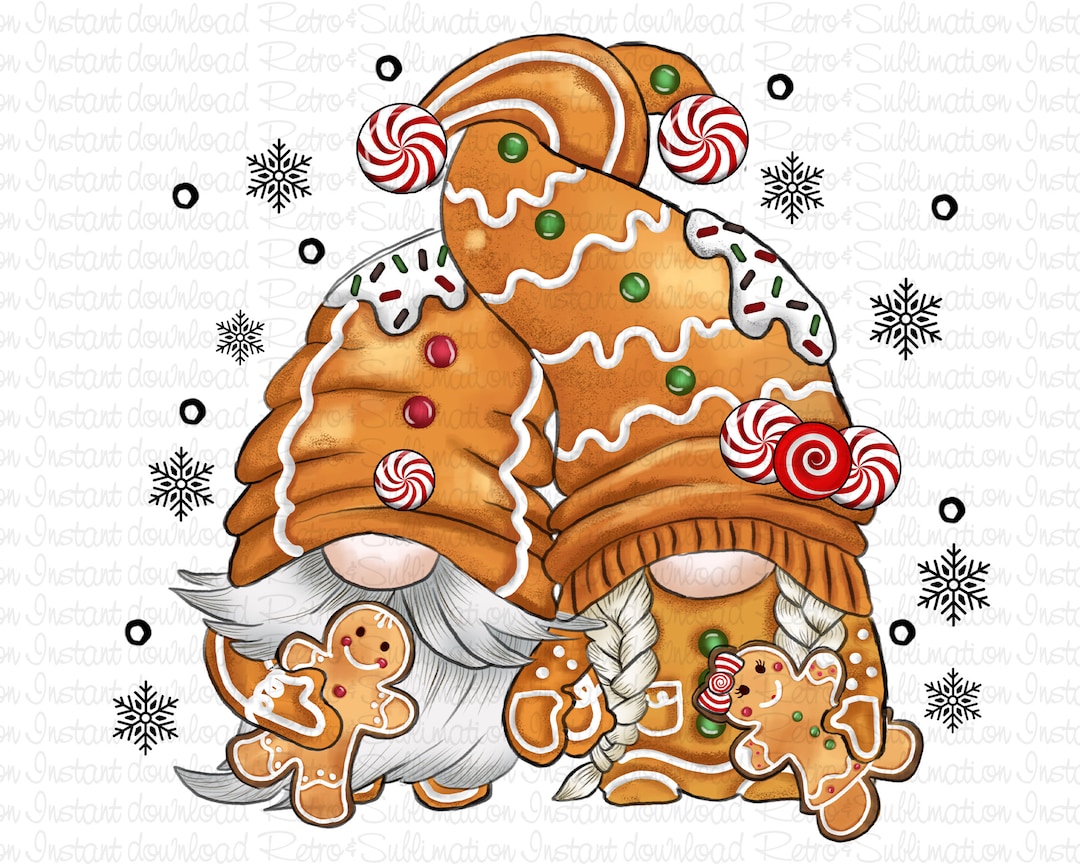 Gingerbread Gnome Cookies Png, Christmas Gnome Png, Cookie Man Png ...