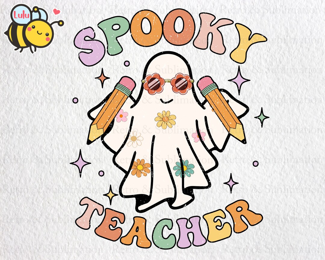 Spooky Teacher Png, Halloween Png, Teacher Day Png, Spooky Season Png ...