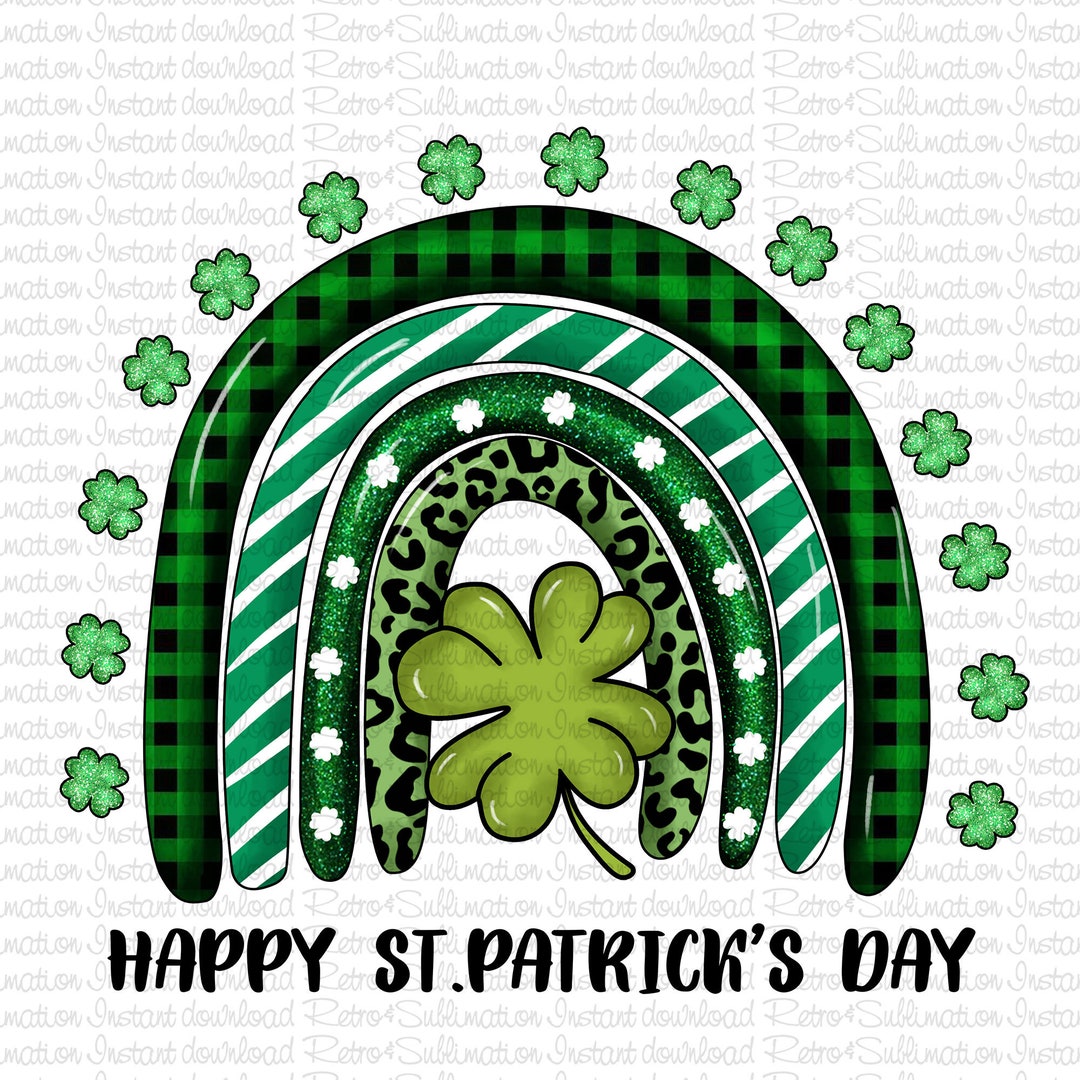 Patricks Day Rainbow Png, Happy St Patrick Day Png, Green Rainbow, 4 ...