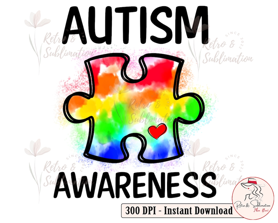 Autism Awareness Png, Autism Puzzle Piece Png, Autism Ribbon PNG ...