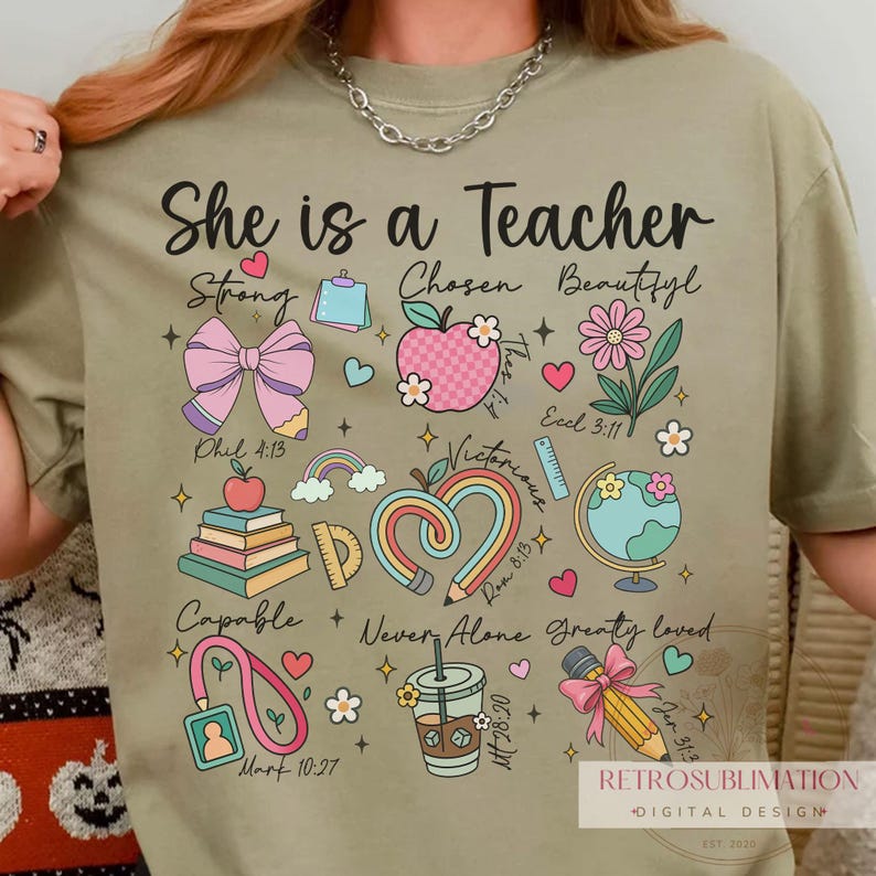 Coquette Teacher Floral Png, Teacher Life Png, Back to School Png, Cute ...