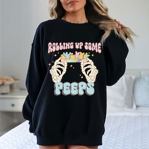 Rolling up Some Peeps Png, Skeleton Easter Png, Easter Day Png, Easter ...