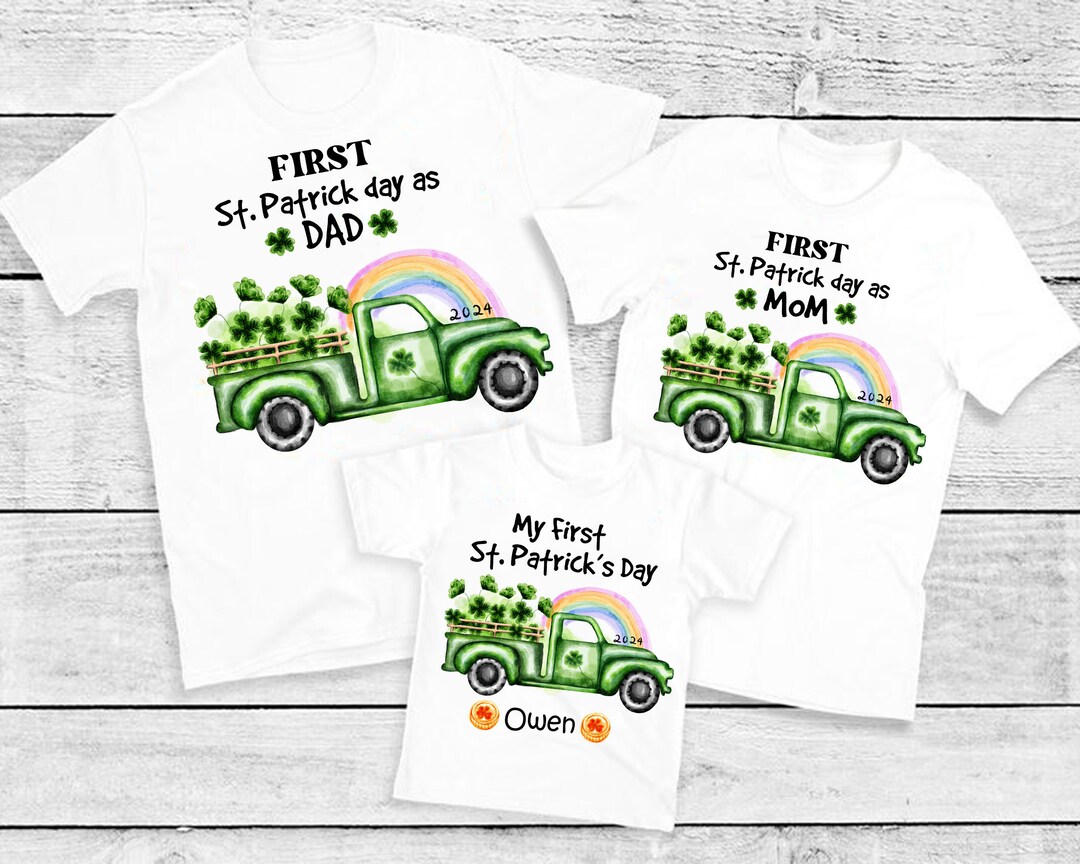 Personalized St Patrick Family Png, My 1st Patrick's Day Png, St ...
