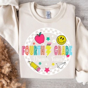 Fourth Grade Svg, Back to School 4th Grade Design Svg, Sublimation ...