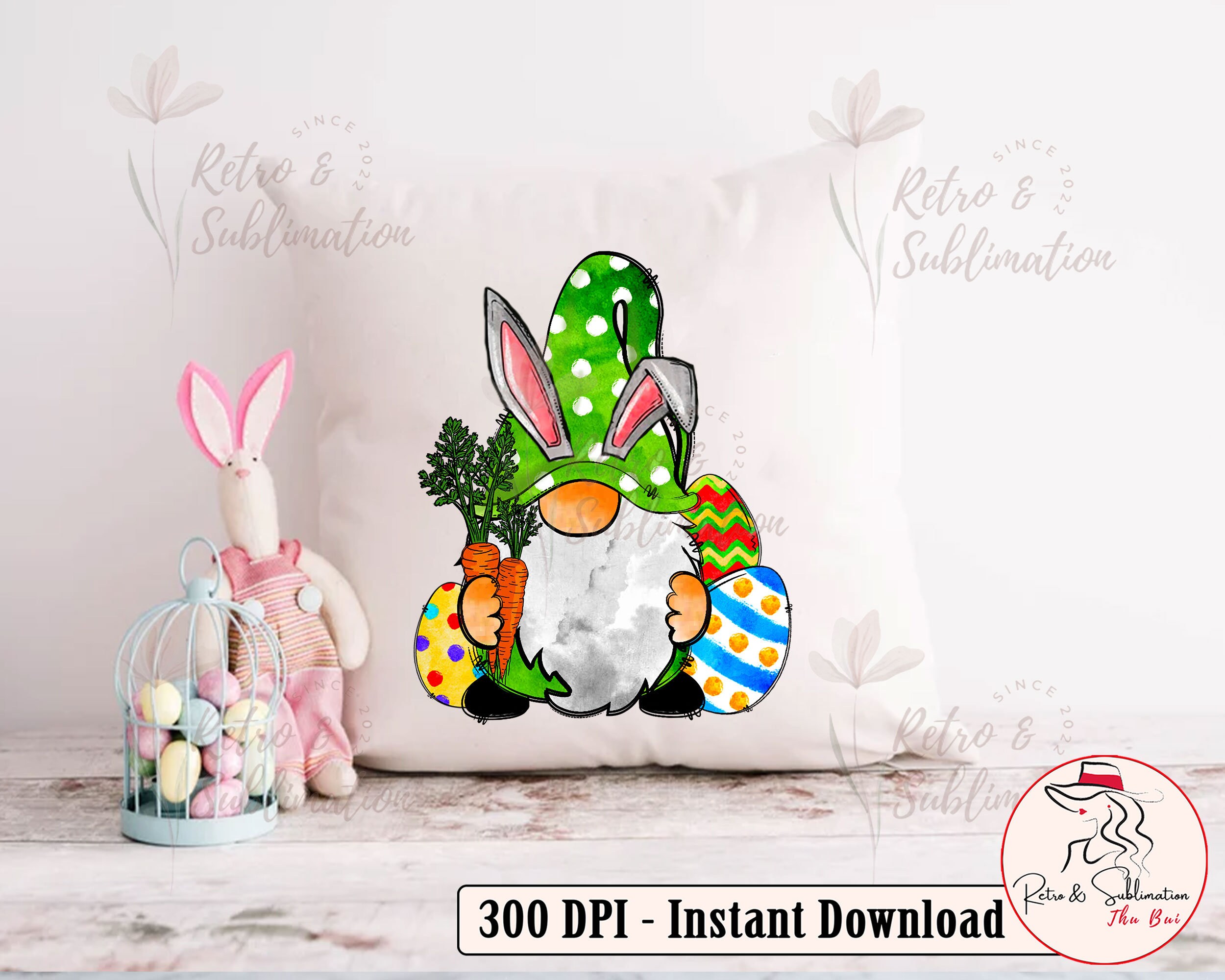 Gnome Png Easter Png Easter Gnome Png Easter Bunny Happy - Etsy