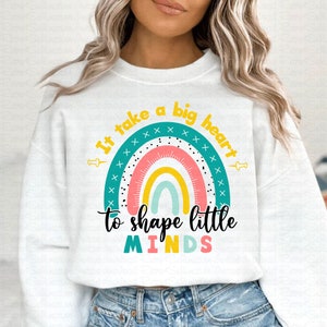 It Takes A Big Heart to Shape Little Minds Svg, Teacher Days Svg ...