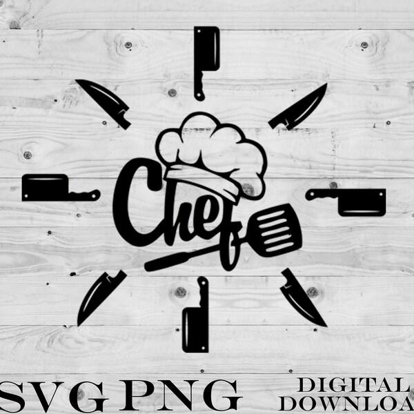 Chef Svg - Etsy