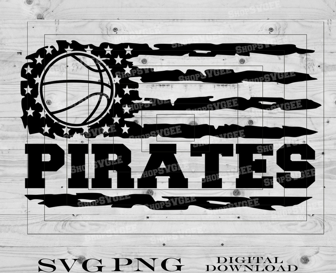 Pirates Basketball Svg - Etsy