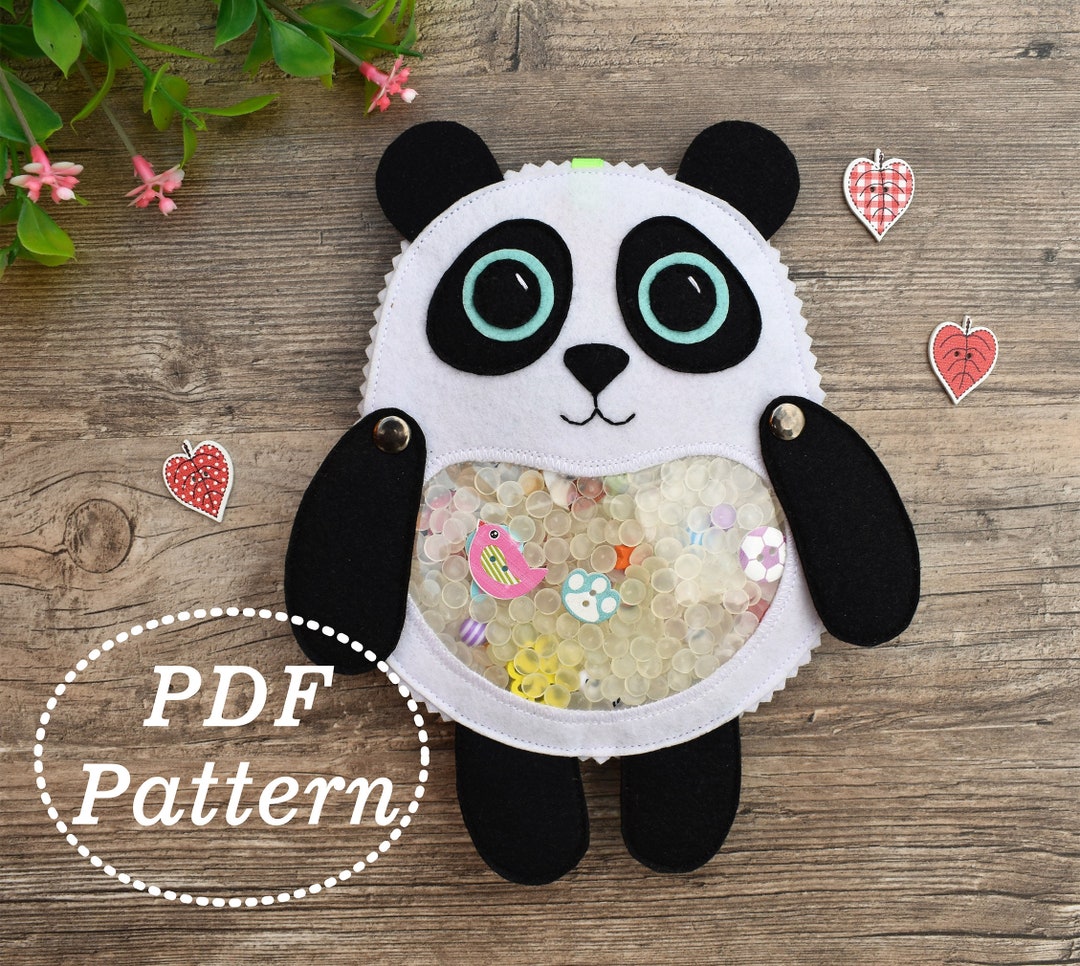 Felt Panda PDF Pattern, Busy Bag Activity Pdf Pattern - Etsy