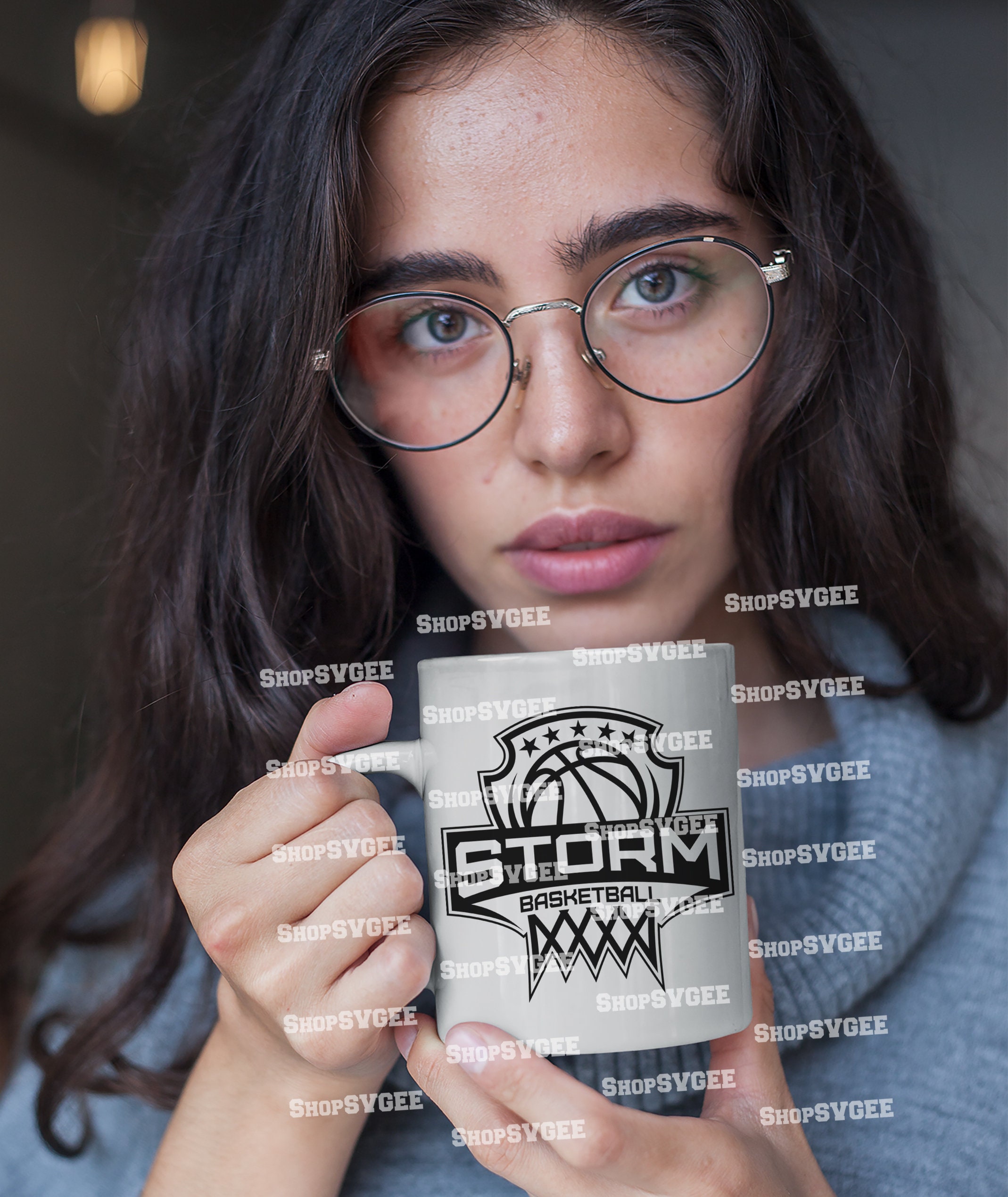Storm Basketball Svg - Etsy