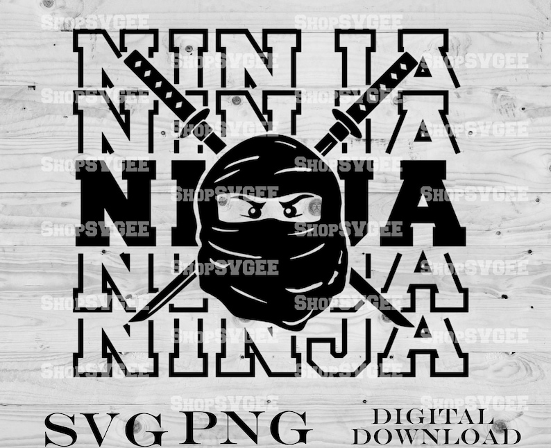 Ninja Svg, Toy Figure Svg - Etsy