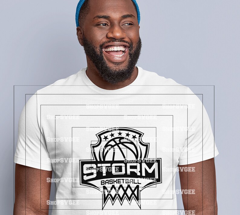 Storm Basketball Svg - Etsy