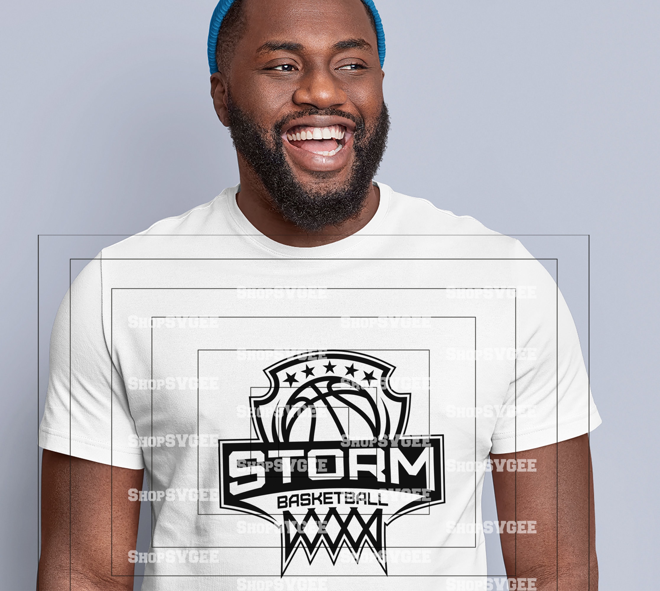 Storm Basketball Svg - Etsy