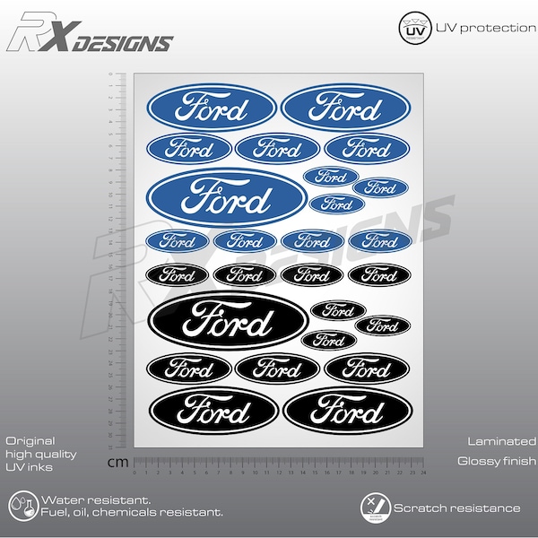 Ford Emblem Decals - Etsy
