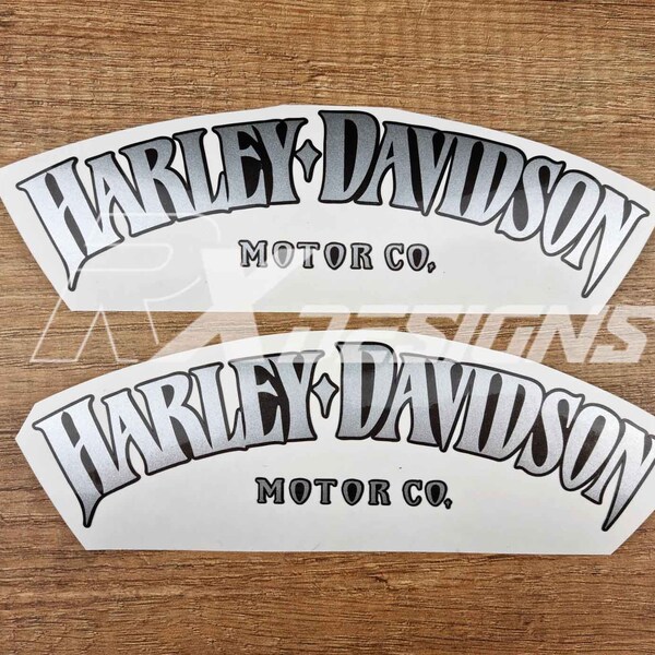 Harley Davidson Tank Decal - Etsy