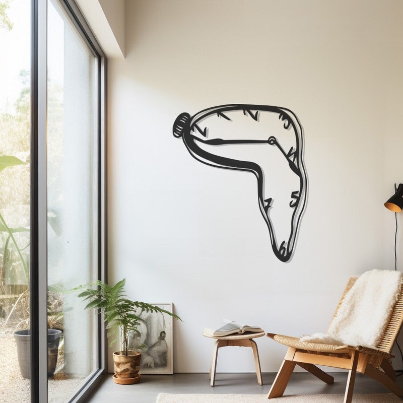 Melting Clock - Etsy