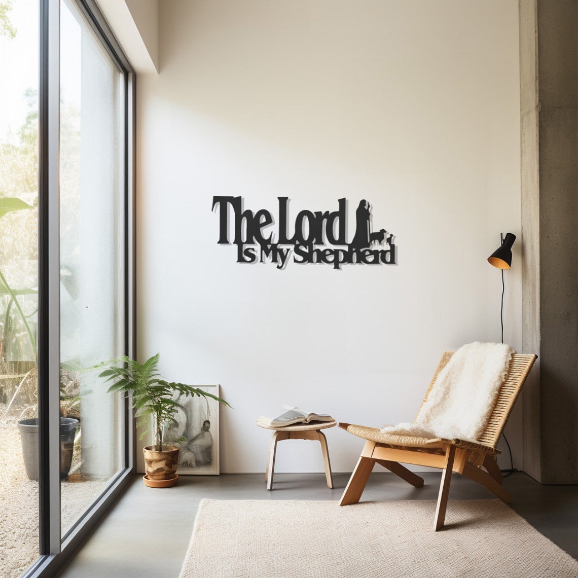 The Lord is My Shepherd Metal Wall Art: Religious Home Decornew Year's ...