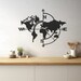 World Map Metal Wall Art With Compass Design, Travel-inspired Decor ...