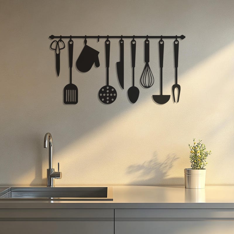 Metal Wall Art Kitchen - Etsy