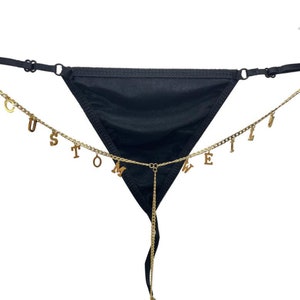Custom Thong Bikini G-strings Thong Chain Bikini Chain - Etsy