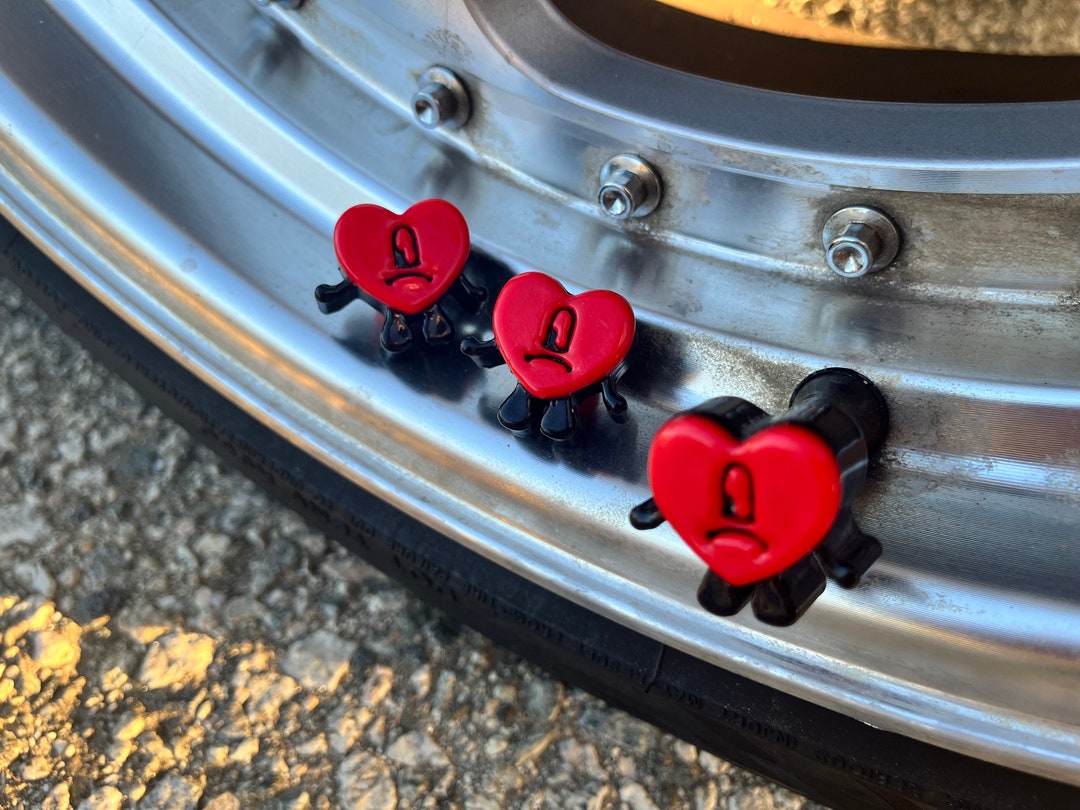 JDM Bad Bunny Air Caps With Metal Threading Gift Reggaeton - Etsy