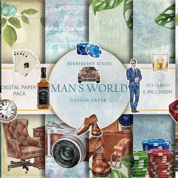 Masculine Paper - Etsy