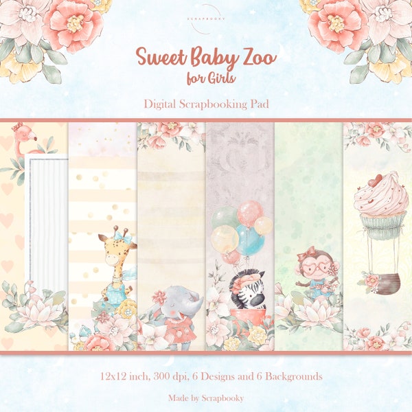 12x12 Scrapbook Layout - Etsy