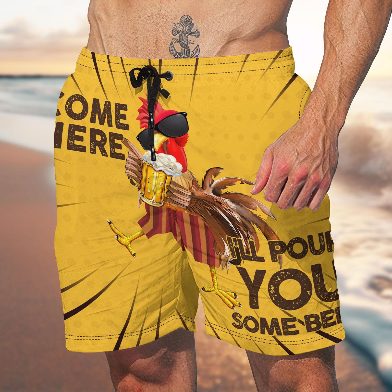 Rooster Shorts, Chicken Shorts Men sold by Cartilage Annemarie | SKU ...