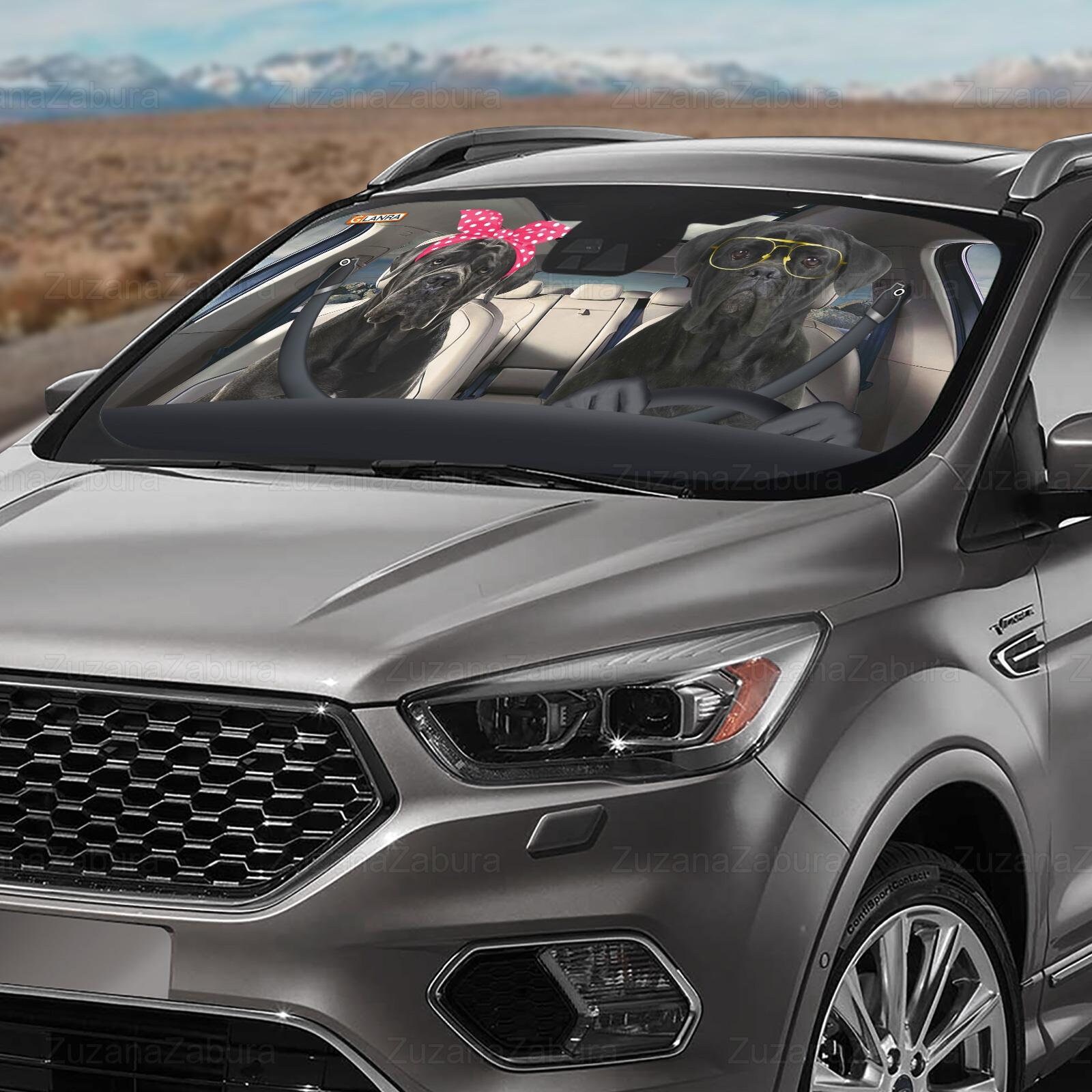 Cane Corso Car Sun Shade, Cane Corso Gift, Cane Corso Car Sun Protector ...