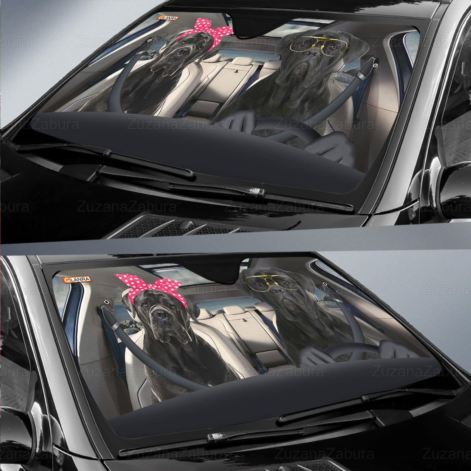 Cane Corso Car Sun Shade, Cane Corso Gift, Cane Corso Car Sun Protector ...