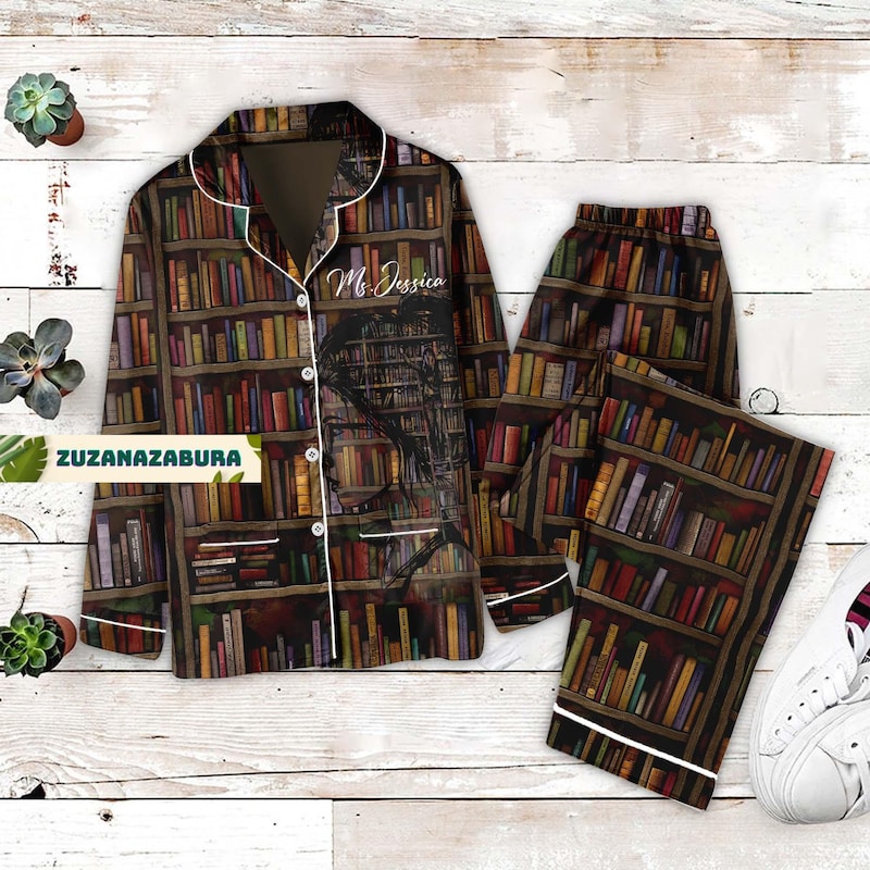 Pajamas With a Book Theme - Etsy UK