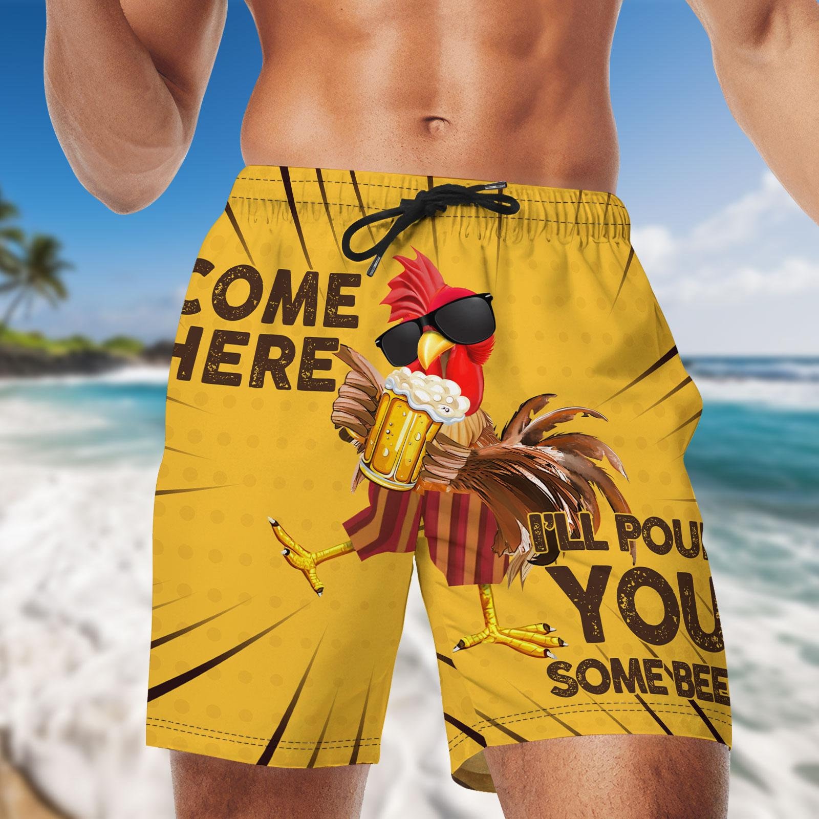 Rooster Shorts, Chicken Shorts Men sold by Cartilage Annemarie | SKU ...