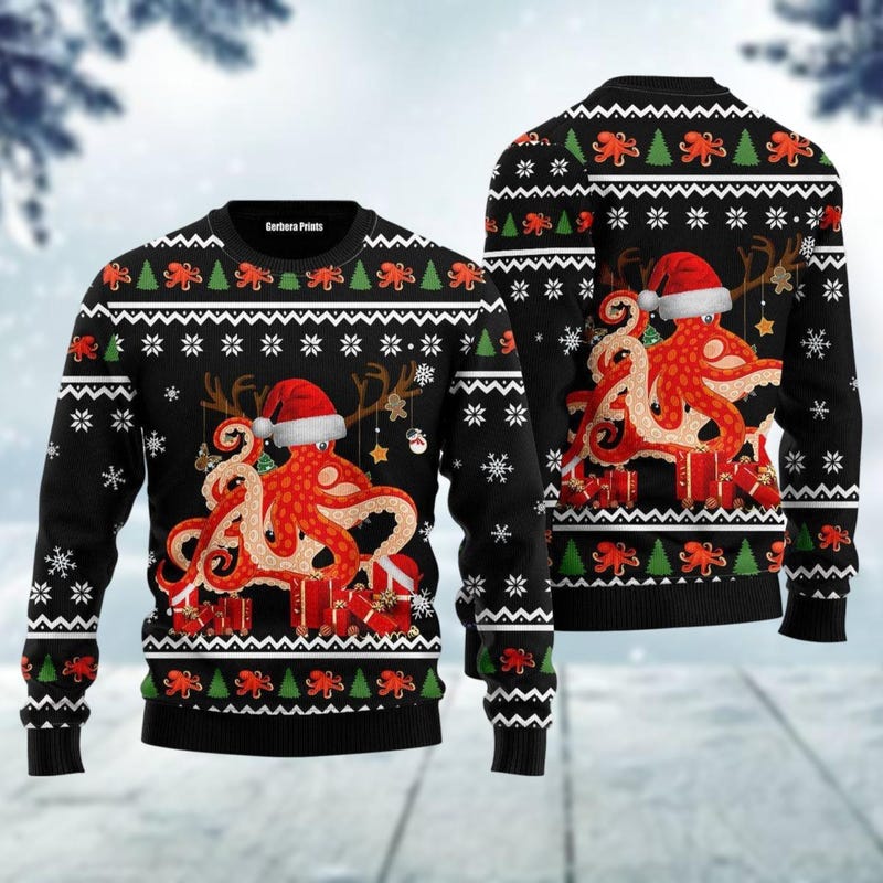 Octopus Sweater - Etsy