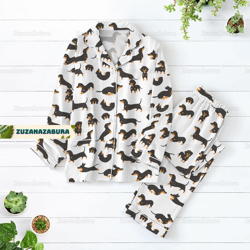 Dackel pyjama - Etsy.de