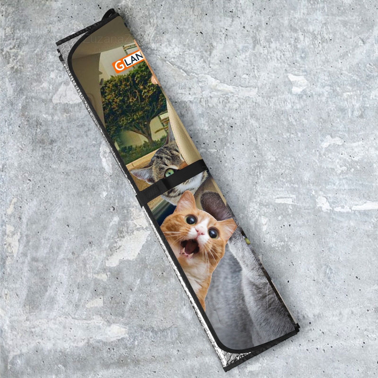 Cat Family Car Sun Shade, Cat Car Sunshade, Cat Lover Gift, Cat Car ...