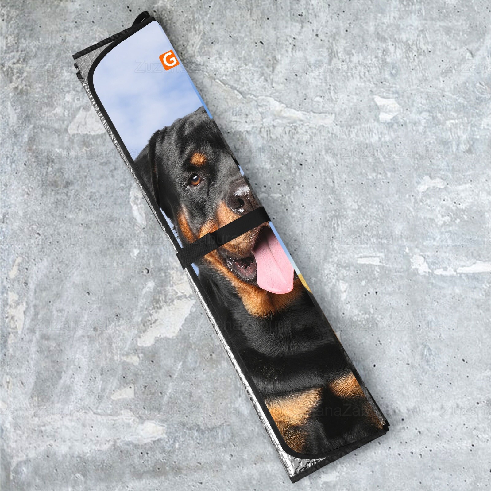 Rottweiler Car Sun Shade, Rottweiler Car Windshield, Rottweiler Car ...