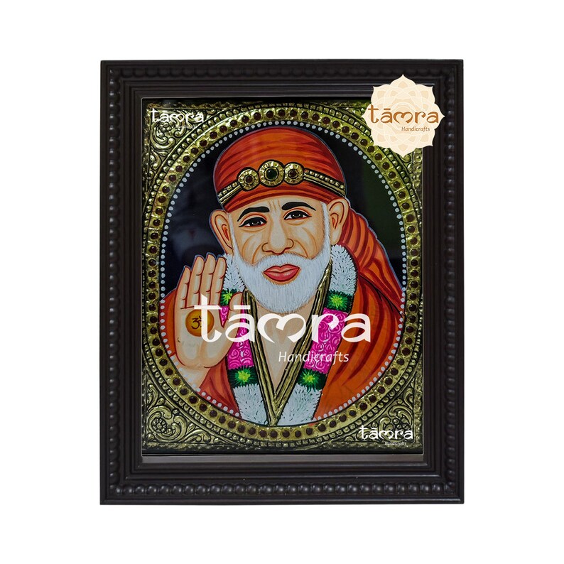 Shirdi Sai Baba Tanjore Painting, Saibaba Paintings, Saibaba Photo ...