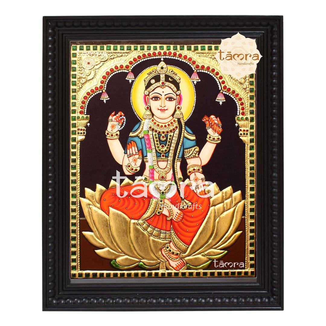 Tanjore Painting - Bala Tripurasundari Painting, Bala Tripurasundari ...