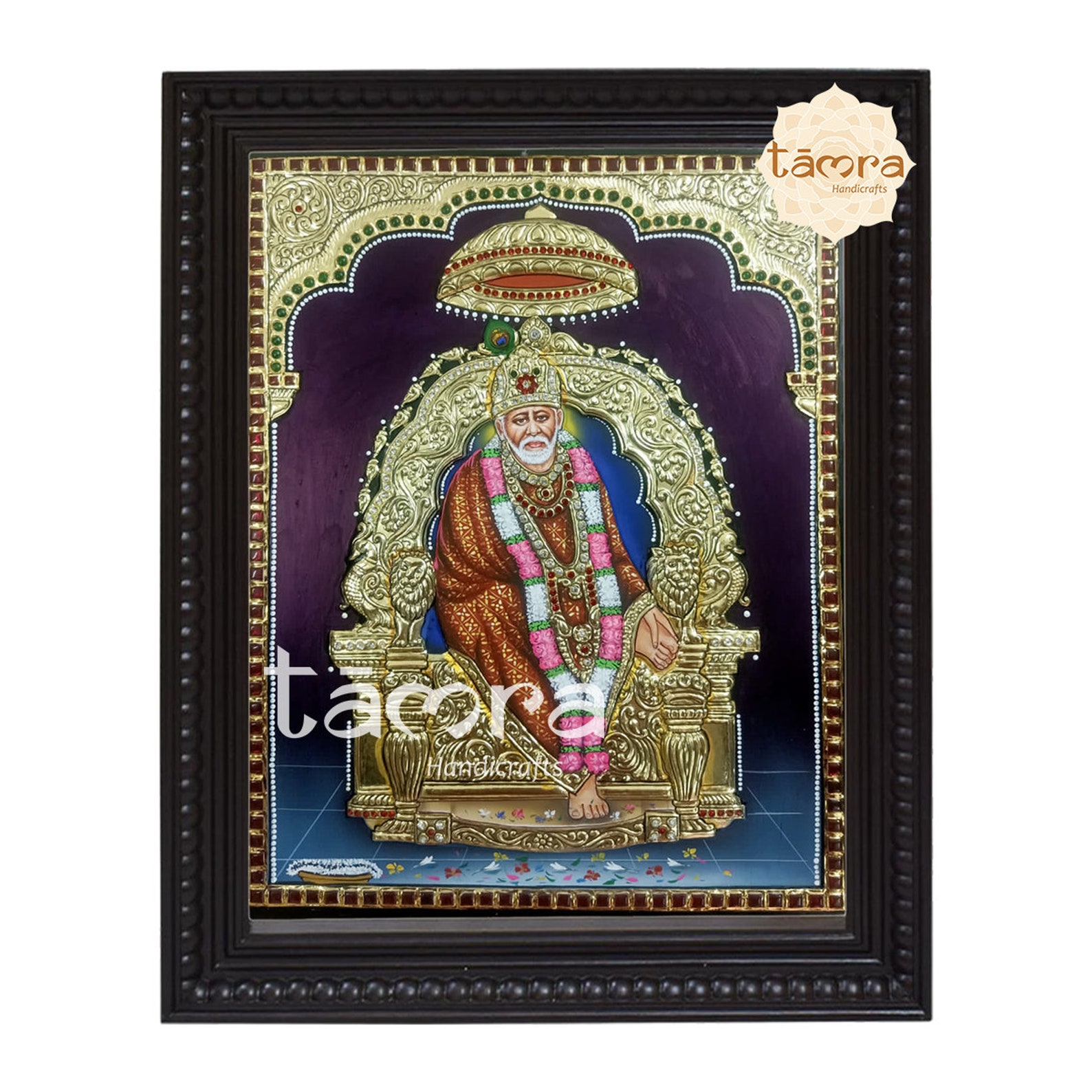Buy Tanjore Painting Saibaba shirdi Sai Baba Saibaba Online in India - Etsy