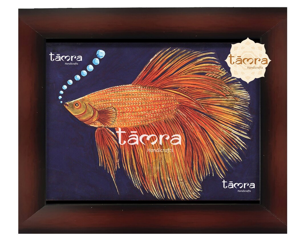 Tanjore Painting - Fish Photo, Tanjore Traditional Painting, Fish ...