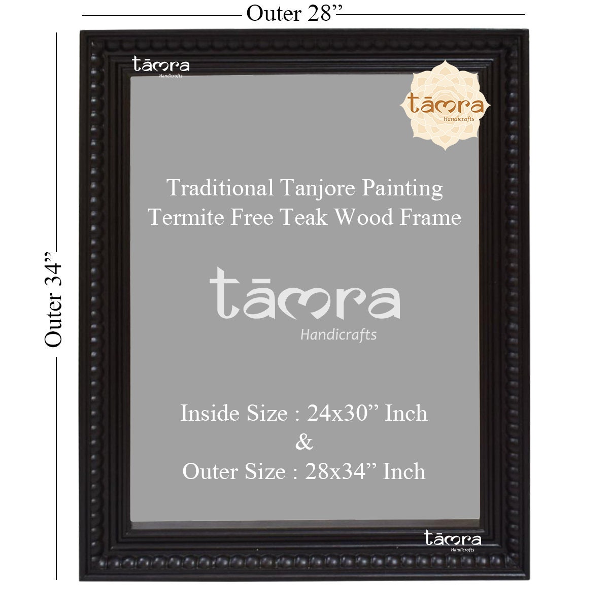 Tanjore Painting Frame Mani Frame With Acrylic Glass and MDF - Etsy